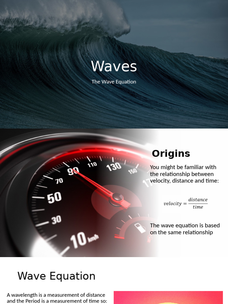 The Wave Equation | PDF