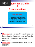 Histopath Cutting Sections | PDF | Histopathology | Histology