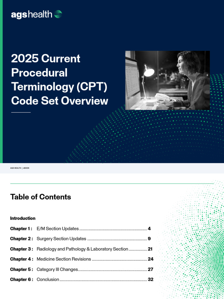 2025 Current Procedural Terminology CPT Code Set Overview | PDF ...