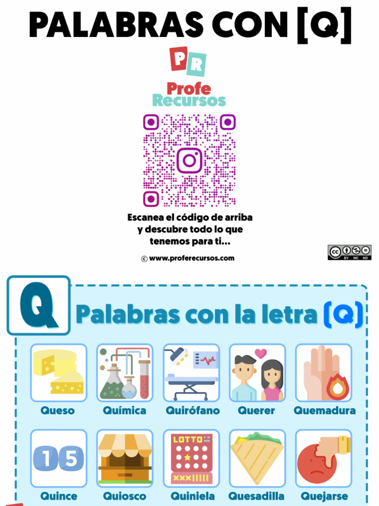 Palabras Con Q | PDF