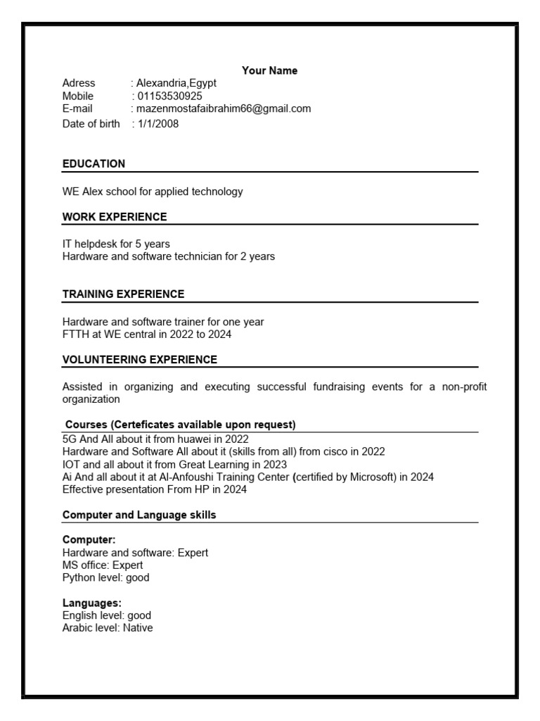 Mazen Mostafa Ibrahim 3F | PDF