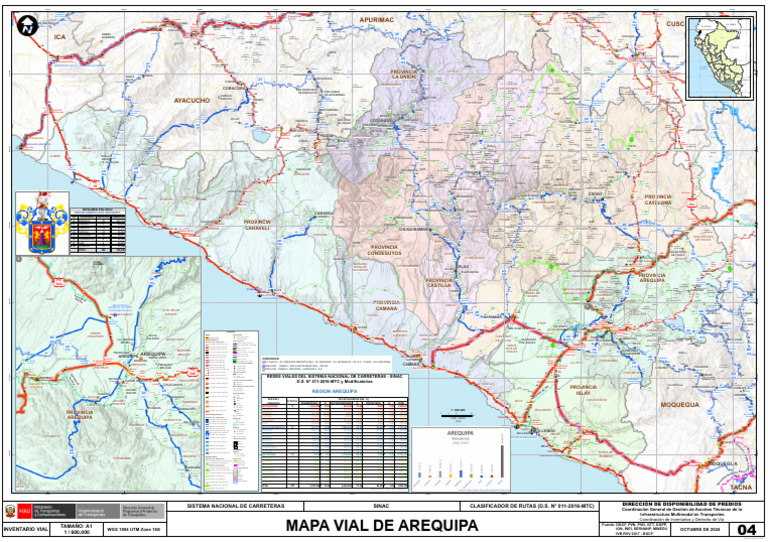 04 Mapa Vial de Arequipa | PDF