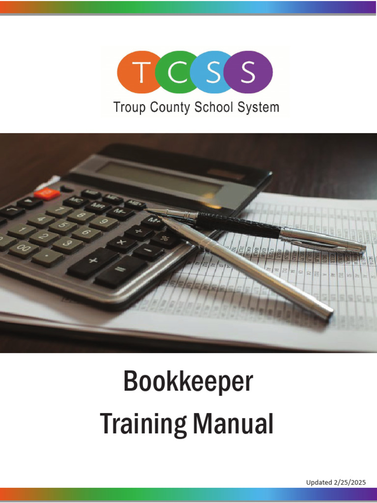 Bookkeeper Training Manual Guide | PDF | Bookkeeping | Payroll