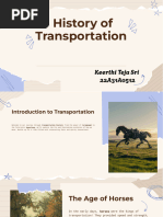 Evolution of Transportation Through Time | PDF | Transport | Public ...