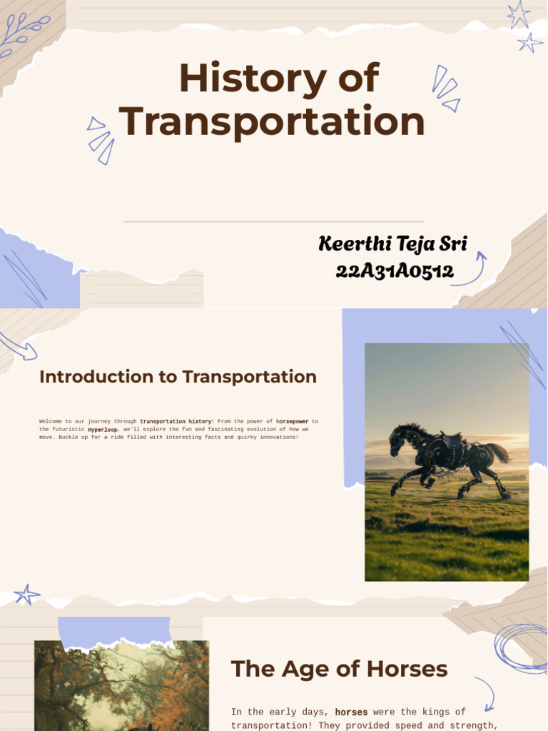 Slidesgo From Horsepower To Hyperloop A Fun Ride Through Transportation ...