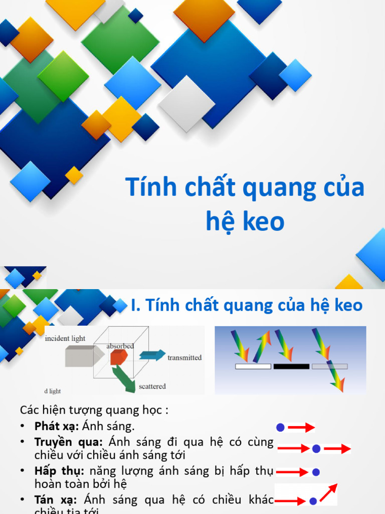 Tính chất quang của hệ keo | PDF
