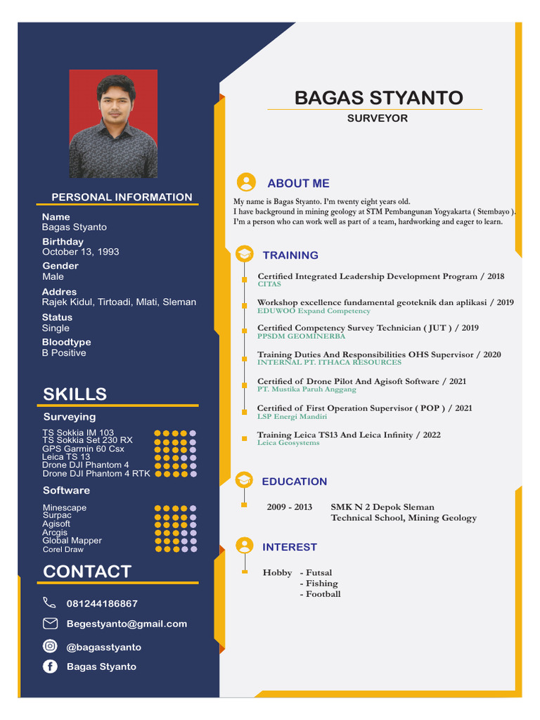 cv bagas styanto 2022 new | PDF
