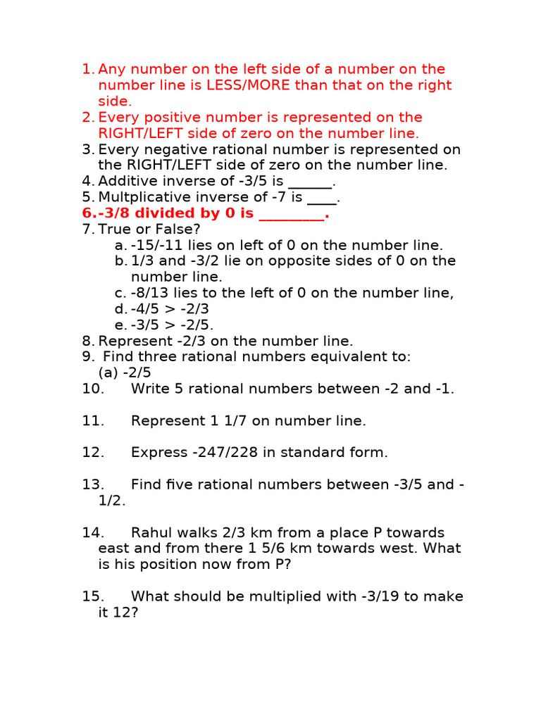 Understanding Rational Numbers and Their Representation | PDF