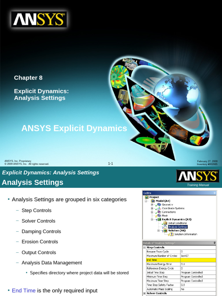 Explicit Dynamics Chapter8 Analysis Settings | PDF | Oscillation | Viscosity