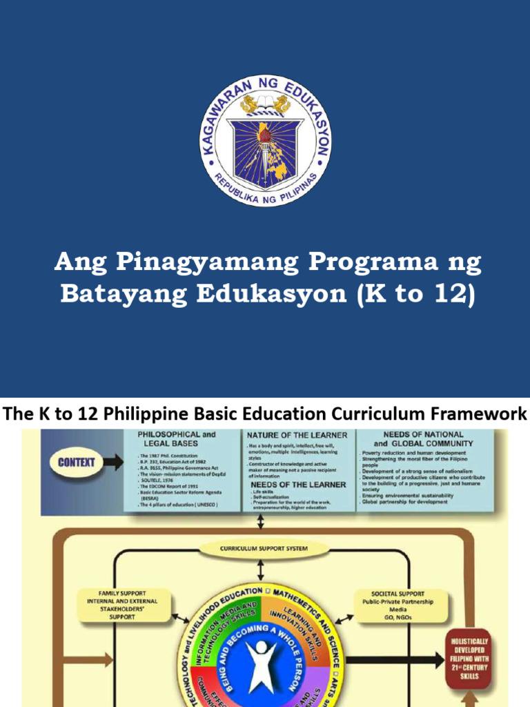 K 12 Framework | PDF | Pedagogy | Curriculum