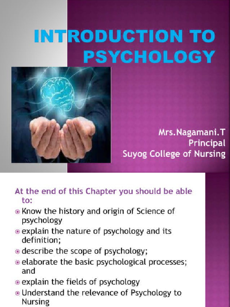 Introduction To Psychology | PDF