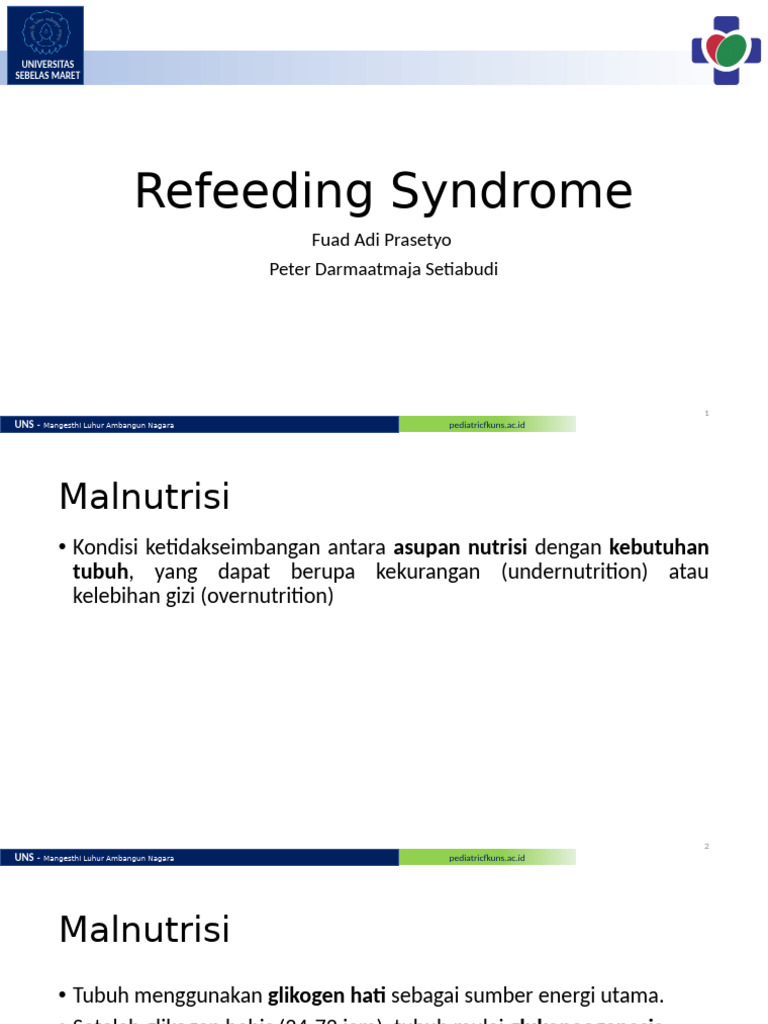 Refeeding Syndrome | PDF