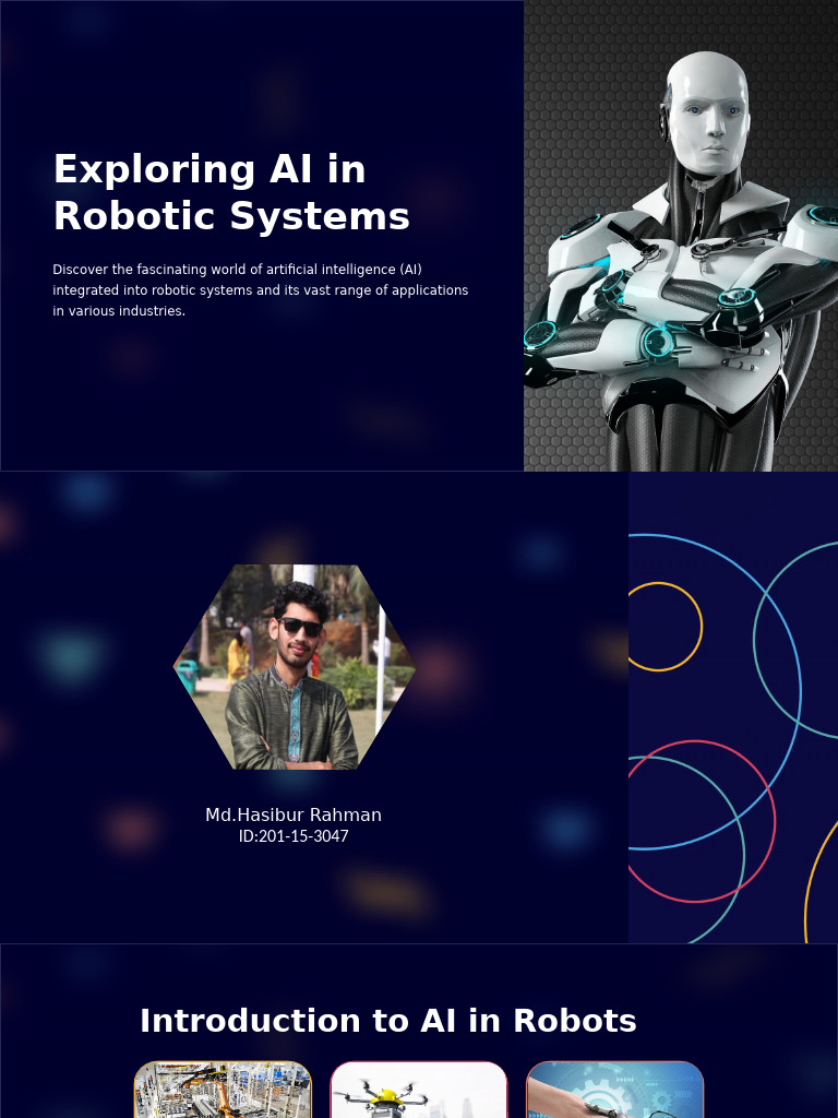 Exploring AI in Robotic Systems | PDF | Artificial Intelligence | Intelligence (AI) & Semantics