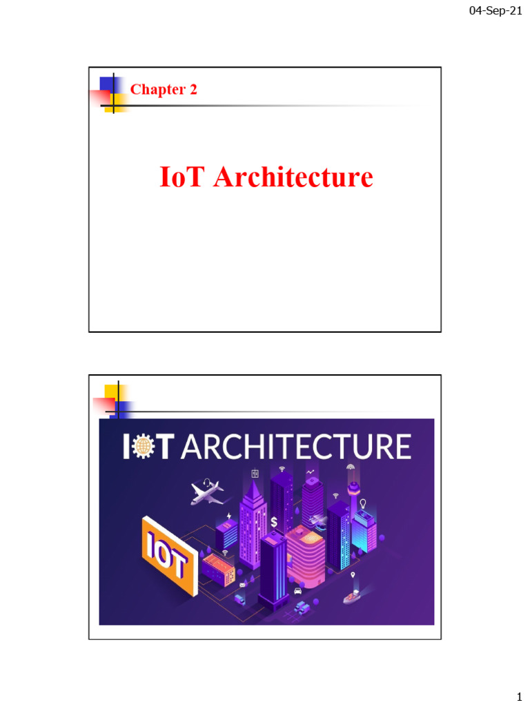 Chapter 2 IoT Architectures | PDF | Internet Of Things | Computer Network