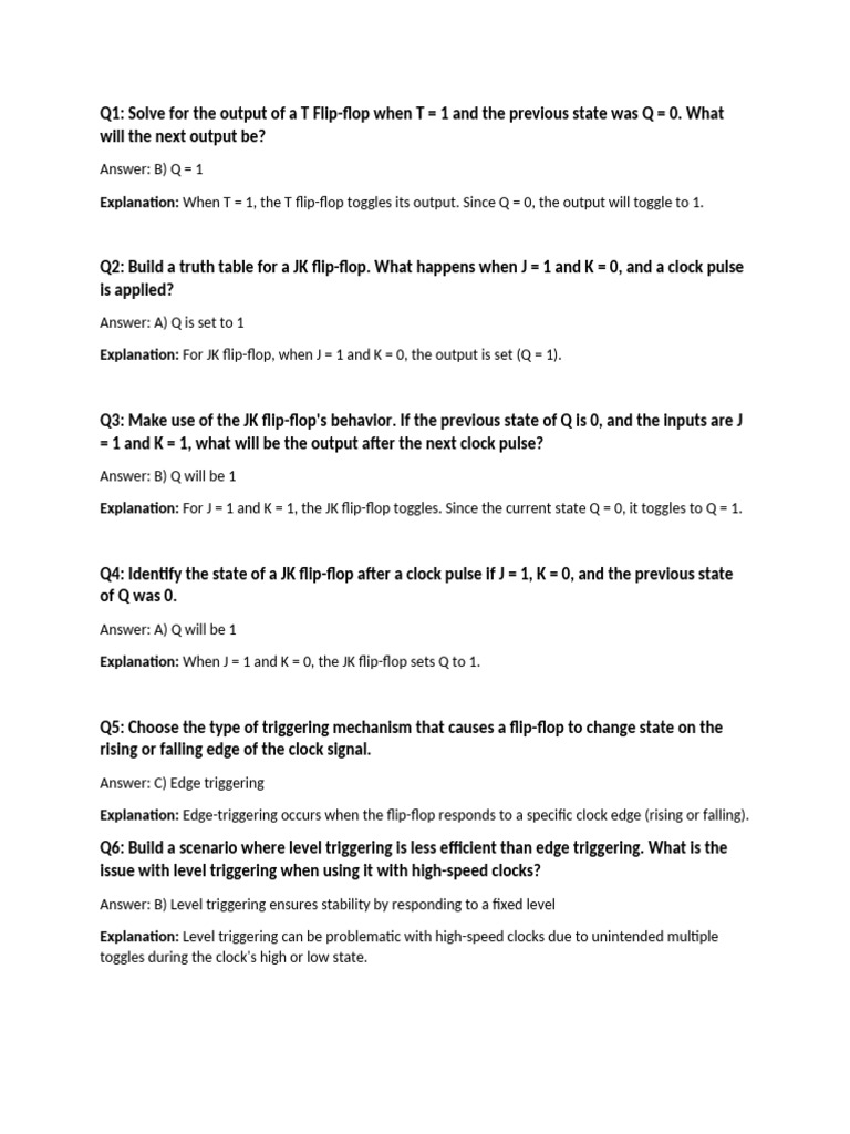 DLD 120 MCQ'S AND EXPLANATION -MIR | PDF | Field Programmable Gate Array | Logic Gate