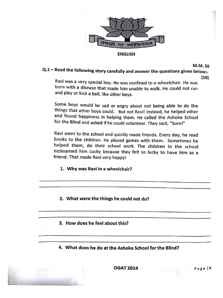 Class 3 English 2 | PDF