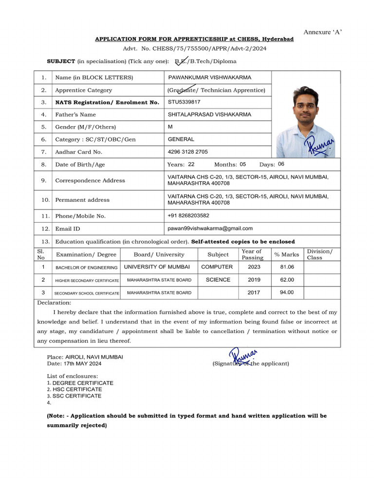 Stu5339817 Drdo | PDF