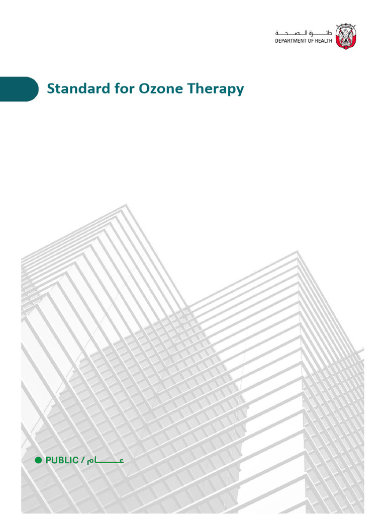 Standards For Ozone Therapy | PDF | Health Care | Health Professional