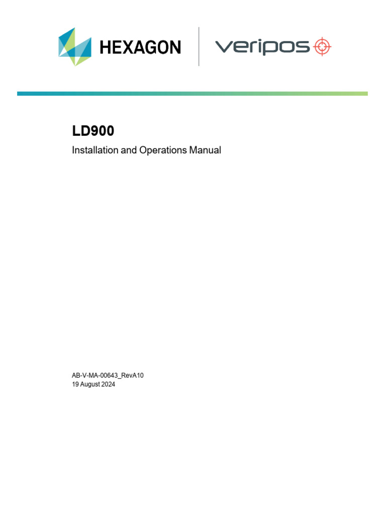 LD900 Installation and Operations Manual | PDF | Recycling ...