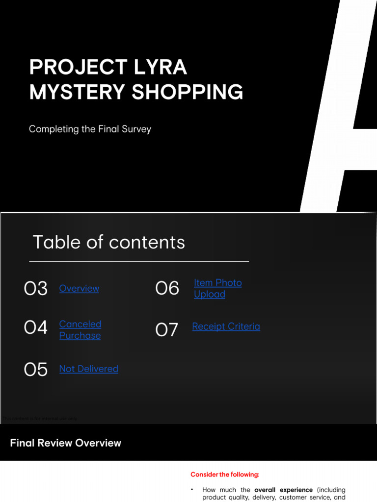 How To Complete The Final Survey Guidelines | PDF