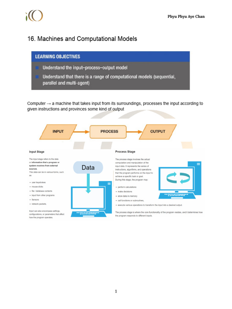 Machines and Computational Models - 3 | PDF | Parallel Computing ...