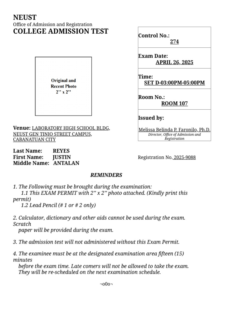 Neust Scheduled | PDF