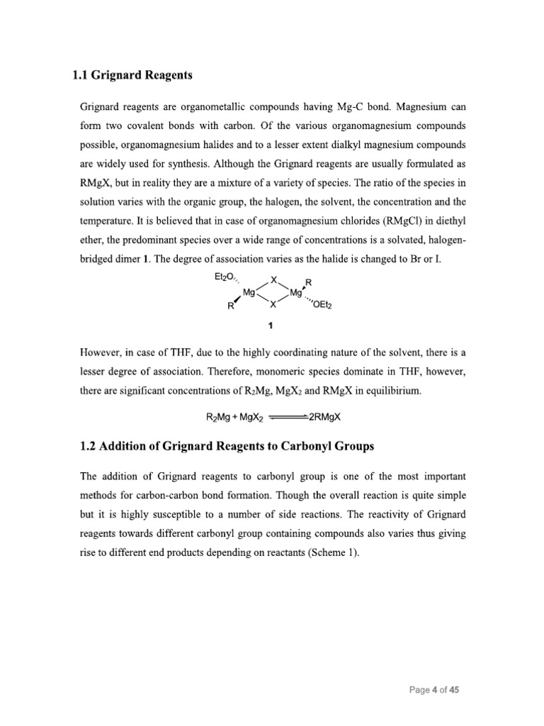 Grignard Reagents L | PDF