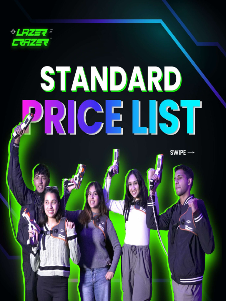 Lazer Crazer Standard Pricing | PDF