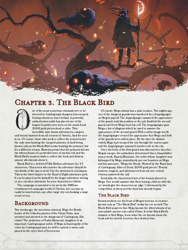 Black Bird: Bounty Hunt Adventure | PDF
