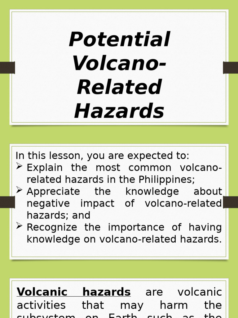 15 Potential Volcano Related Hazards | PDF | Volcano | Volcanic Ash