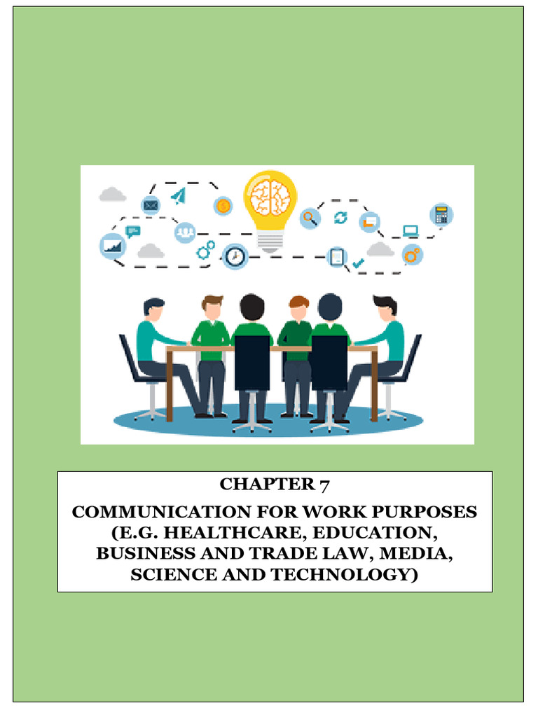 Chapter 7 Communication For Work Purposes | PDF | Memorandum ...