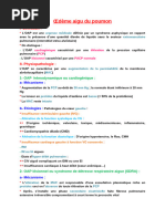 OAP Cardiogénique : Conduite et Évaluation | PDF | Insuffisance ...