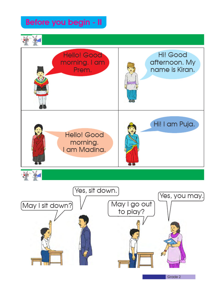 Grade 2 English Listening & Speaking Activities | PDF