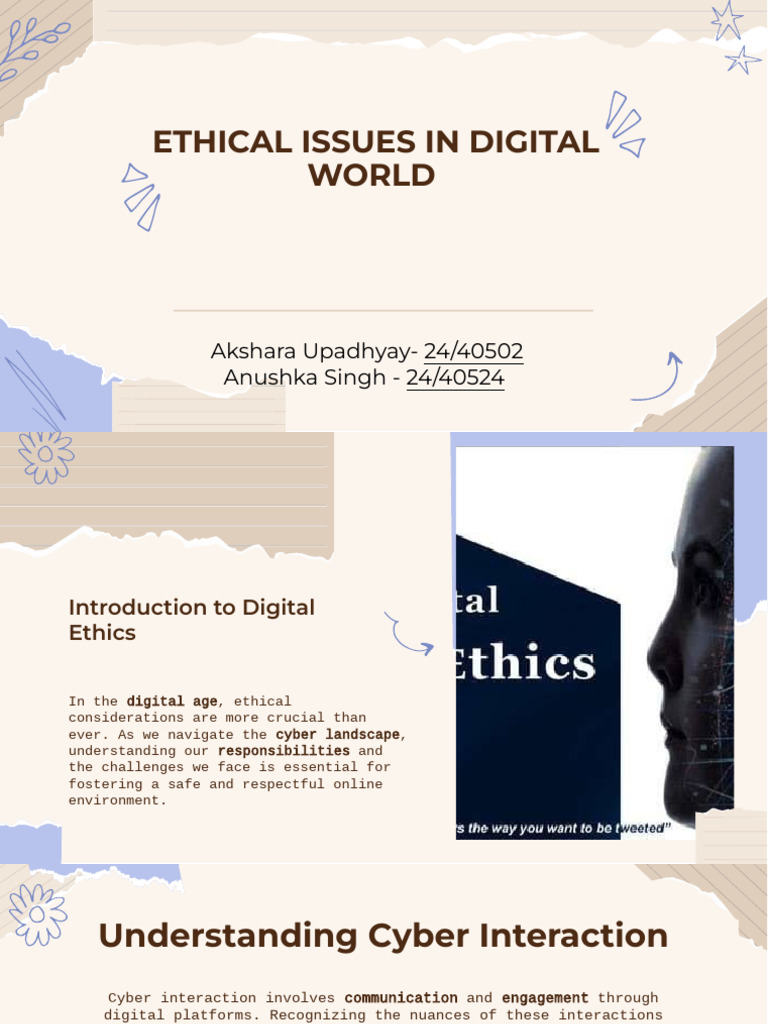 Ethical Challenges in the Digital Age | PDF | Privacy | Cyberbullying
