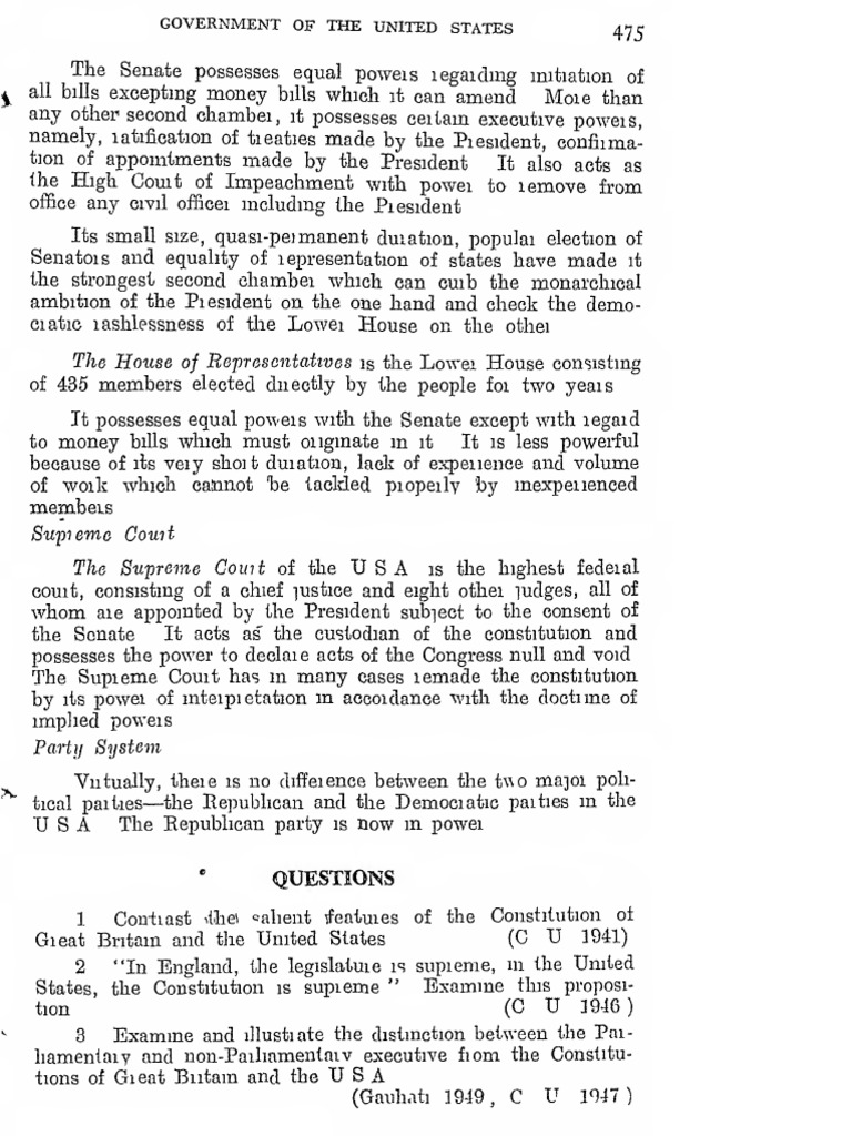 To Politics Part I Text 55 | PDF | Presidents Of The United States ...