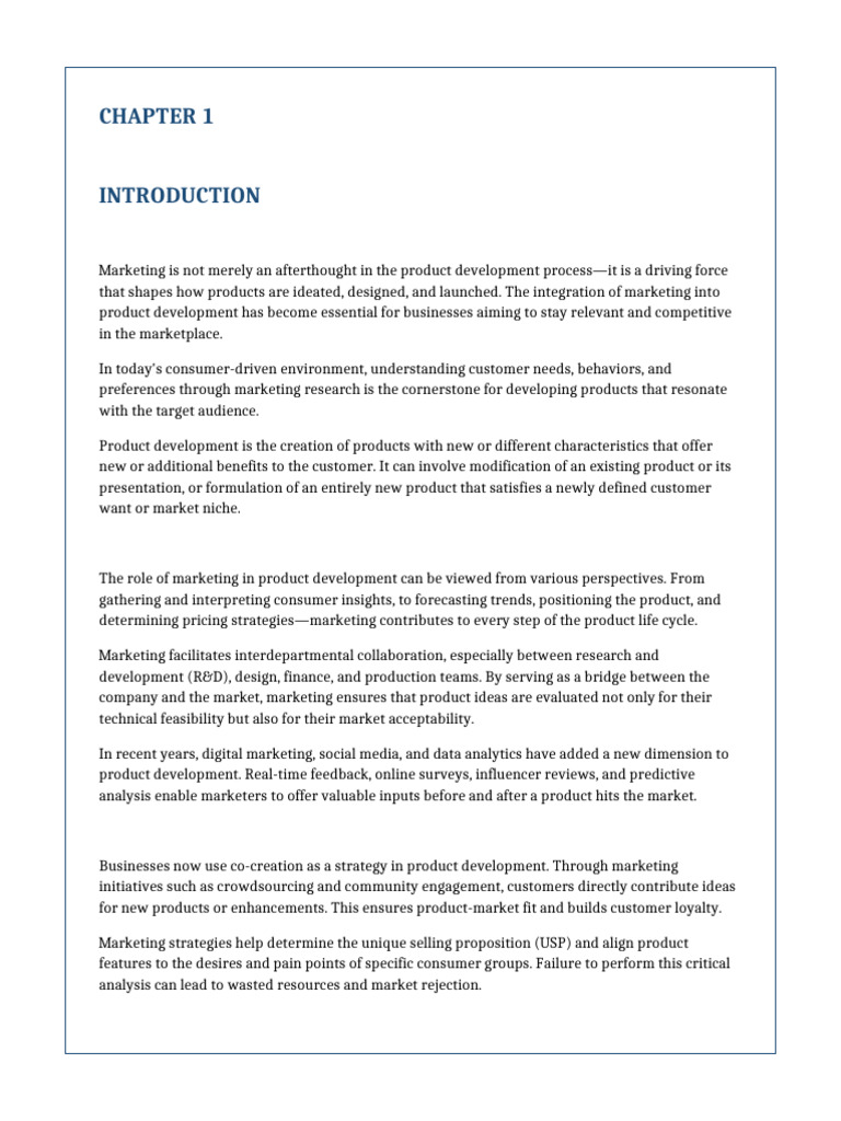 MCom Project Headings Subheadings Colored Bold | PDF | Marketing ...