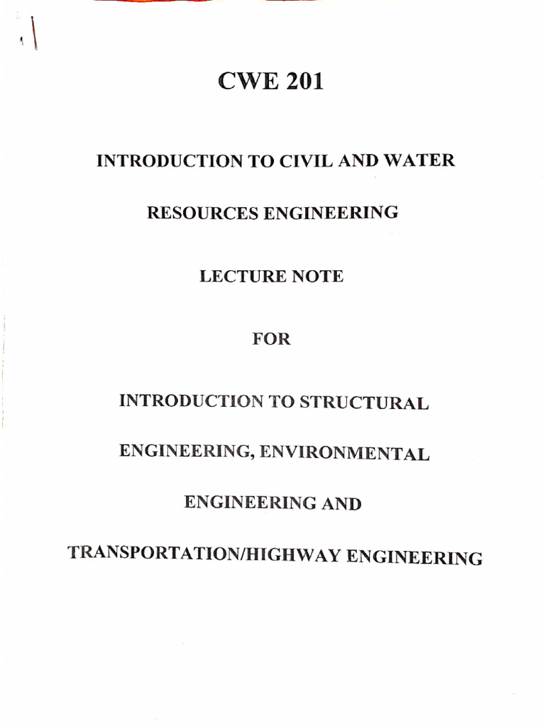 CWE 201 3rd part Environmental & struc Engineering | PDF