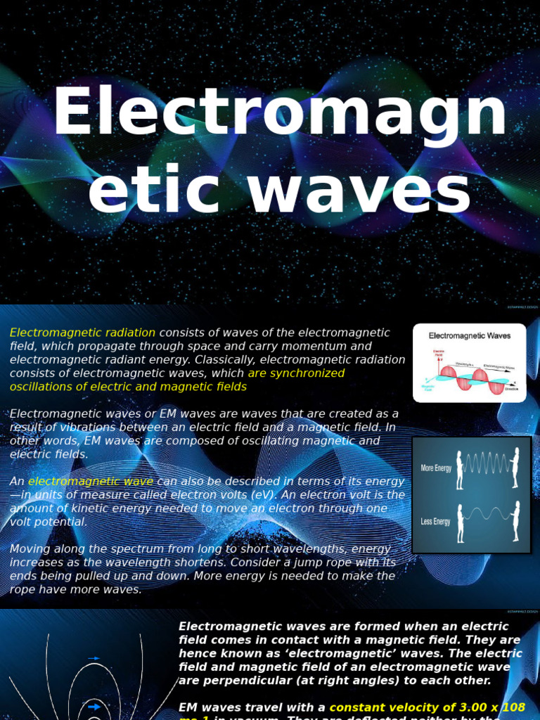 Phy HHW Electromagnetic Waves | PDF | Electromagnetic Radiation | Electromagnetic Spectrum