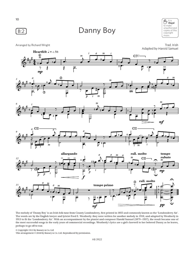 Danny Boy | PDF | Londonderry Air | Song Forms