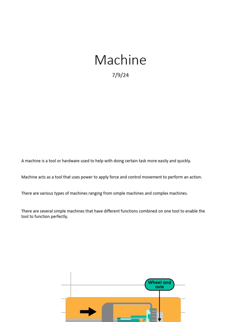 Understanding Machine Functions and Types | PDF