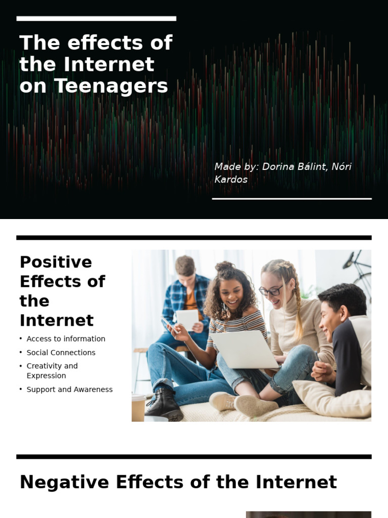 Internet's Impact on Teenagers: Pros & Cons | PDF
