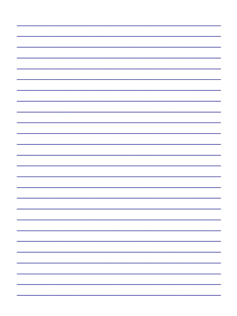 Kartka A4 W Linie | PDF