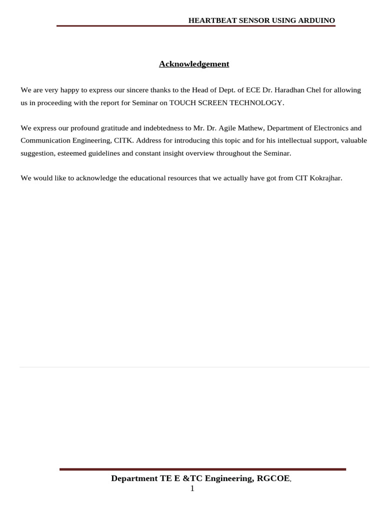 Heartbeat Sensor Using Arduino Pratik1 | PDF | Arduino | Amplifier