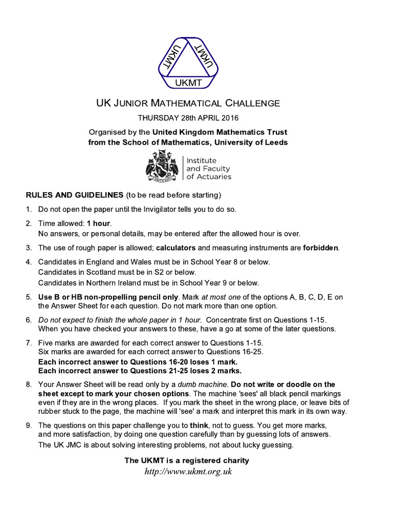 JMC 2016 Paper | PDF