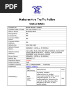RTO CHALLAN SAMPLE | PDF