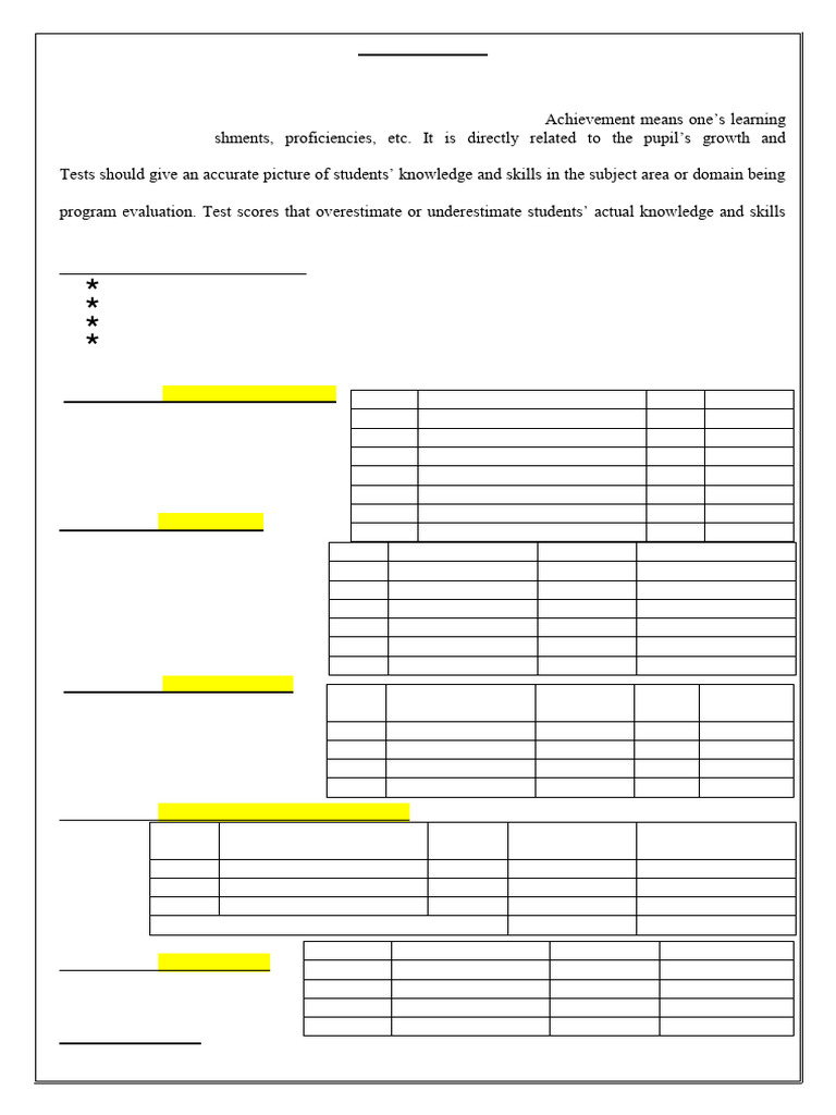 Achievement Test Design and Guidelines | PDF | Educational Assessment | Sat