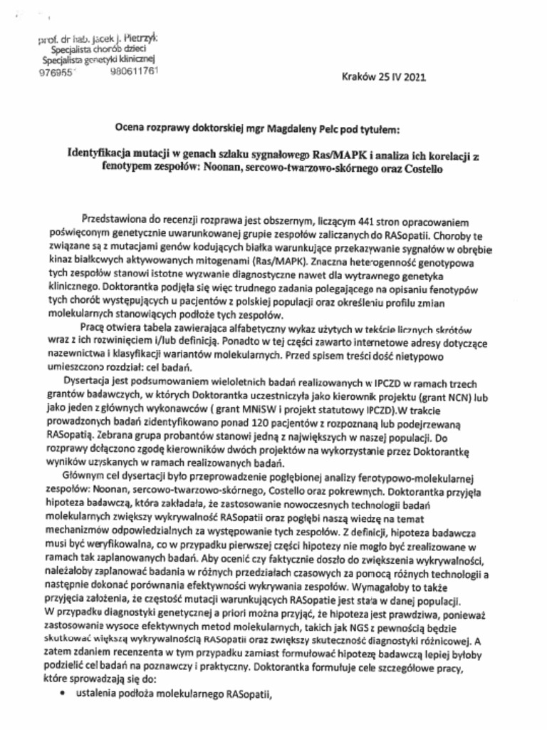 Lek. Magdalena Pelc Recenzja 2 | PDF