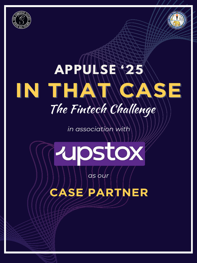 In That Case X Upstox Appulse '25 Final Round | PDF