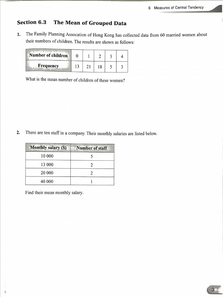 Mean Mode Median | PDF