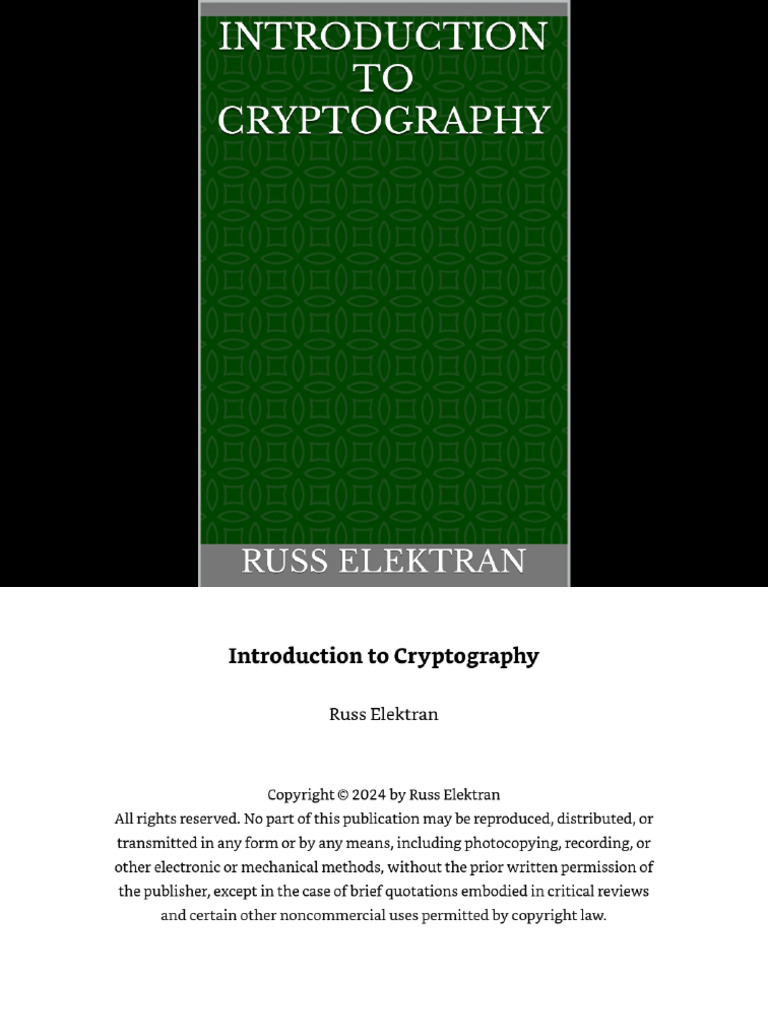 Cryptography 2024 | PDF